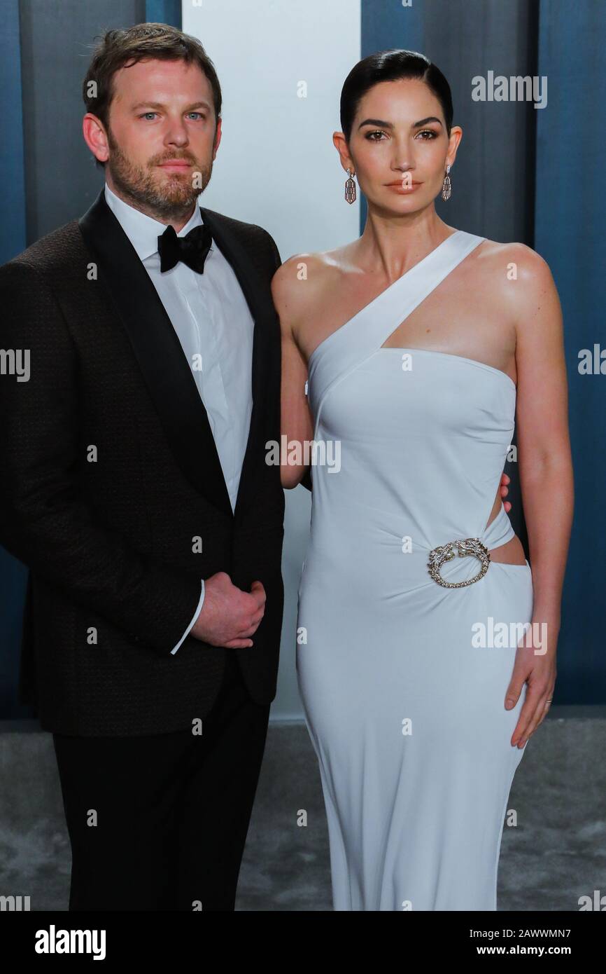 Caleb Followill and Lily Aldridge at the 2020 Vanity Fair Oscar Party ...