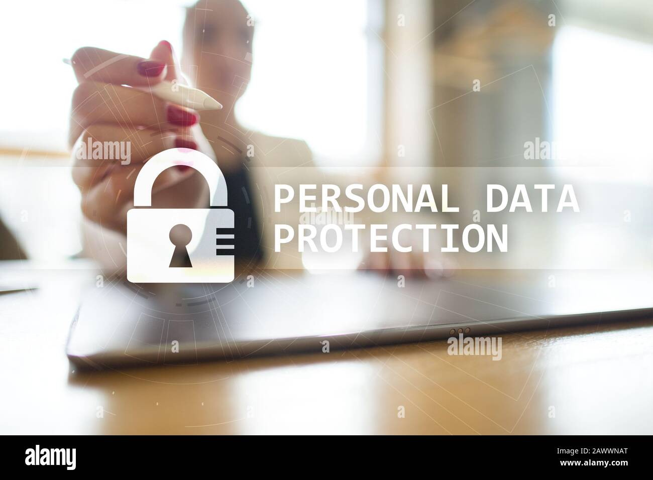 Personal data protection, Cyber security and information privacy. GDPR ...