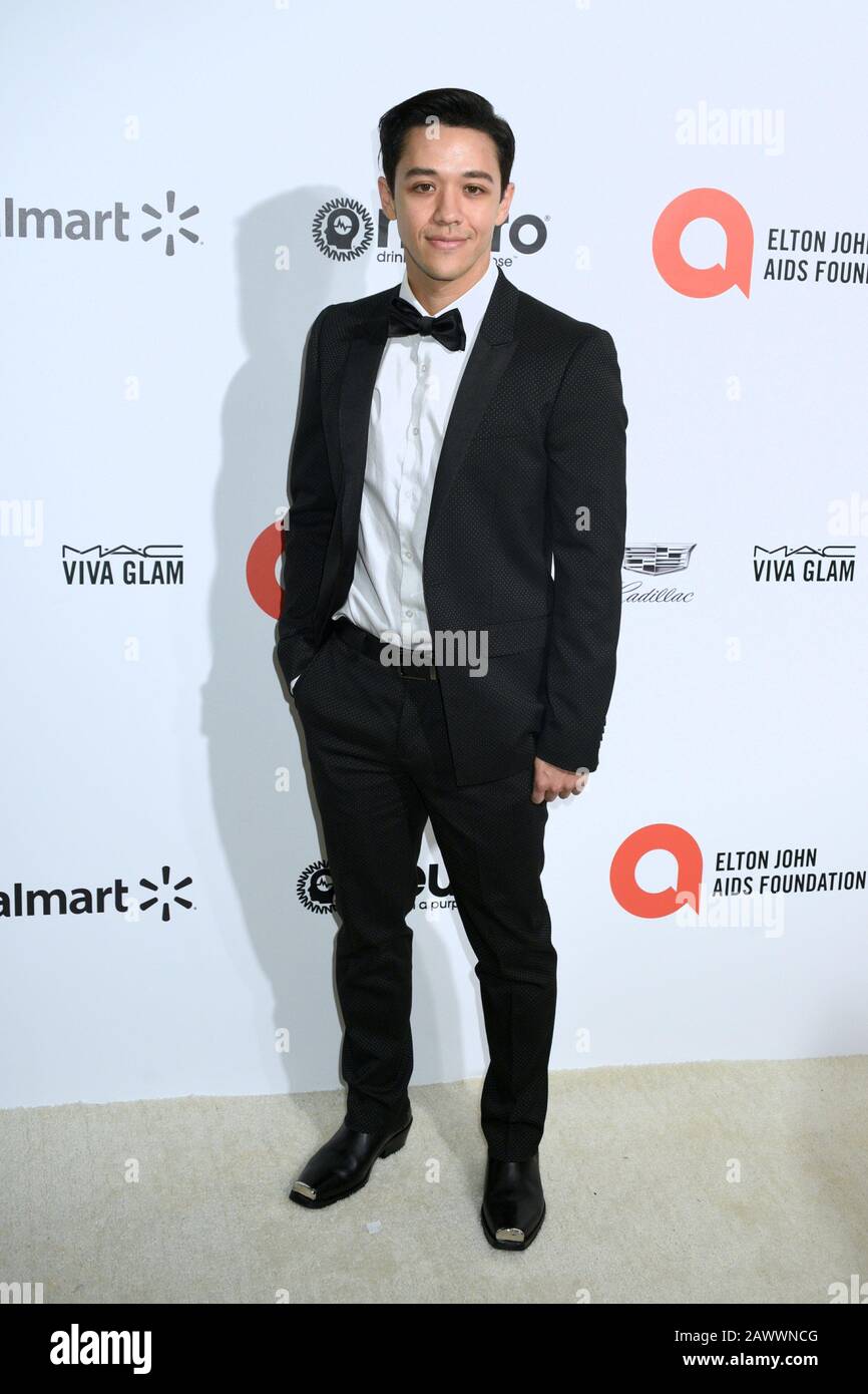 Los Angeles, California, USA. 09th Feb, 2020. Kyle Hanagami attends the ...