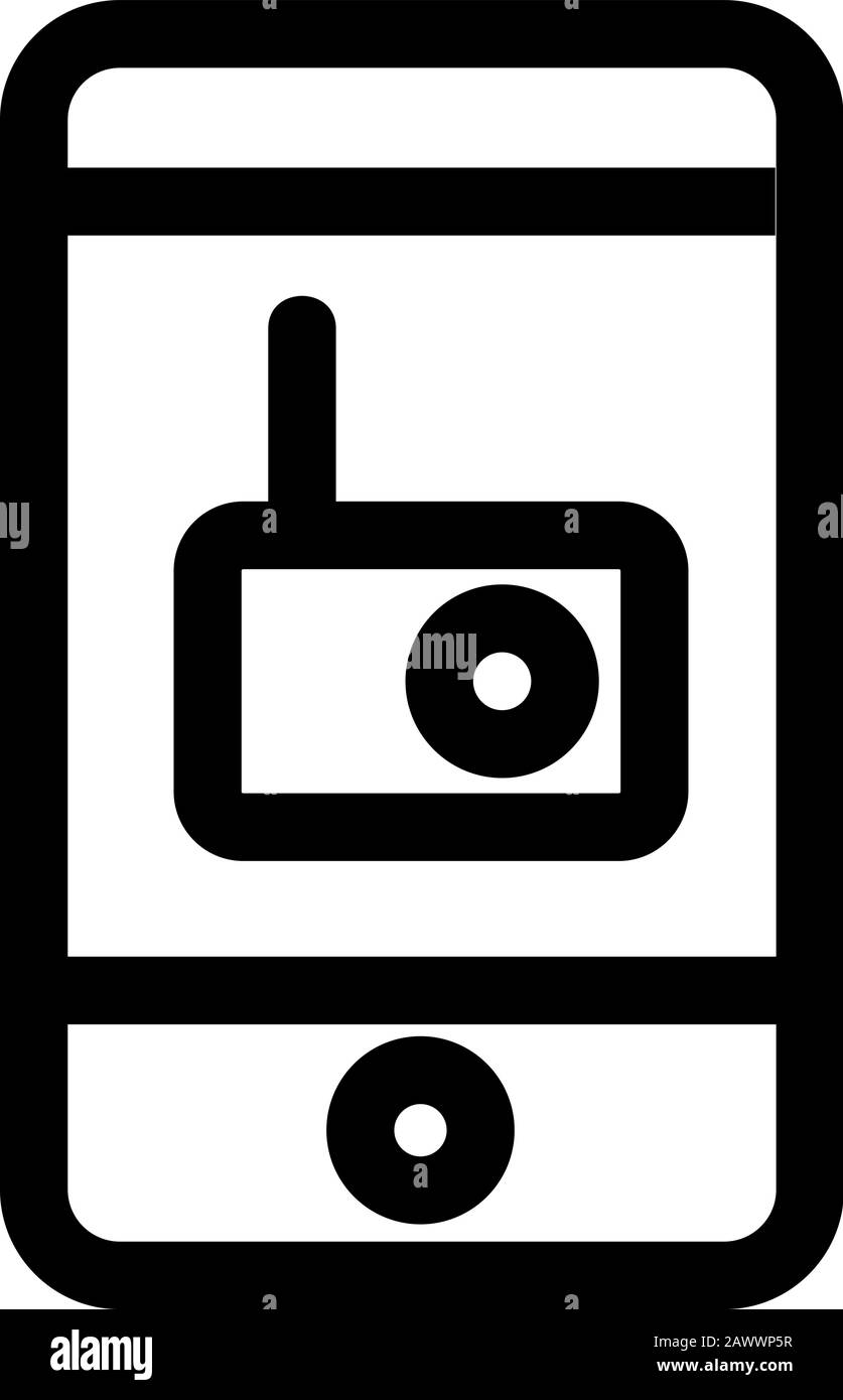 Portable radio mast Stock Vector Images - Alamy