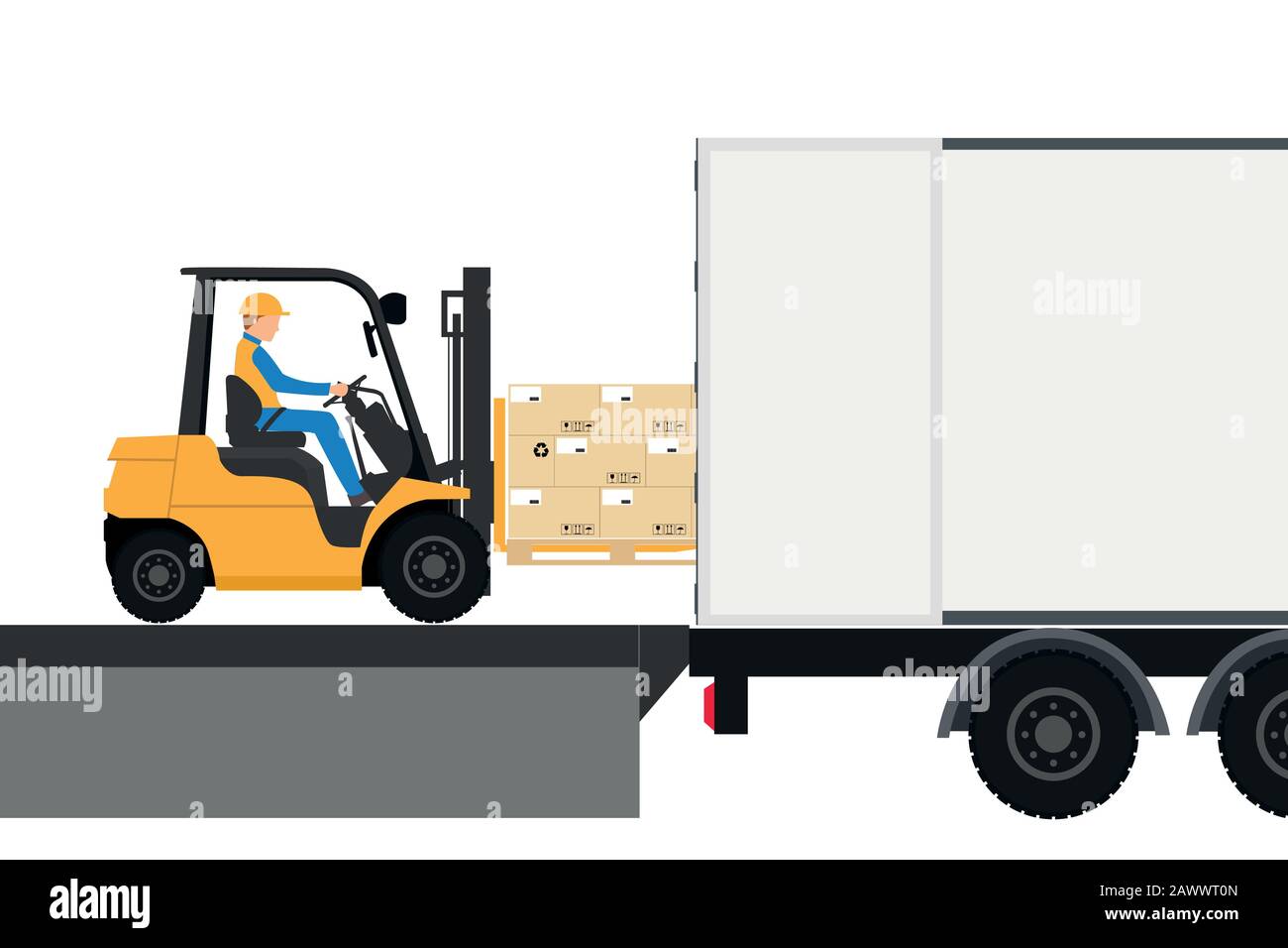 Man packing car Stock Vector Images - Alamy