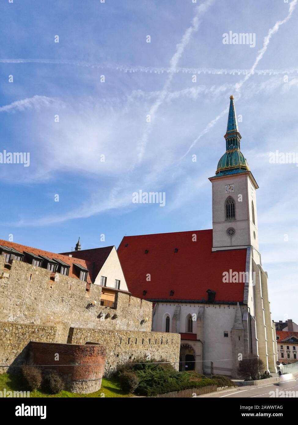 St Martin's Cathedral, Bratislava, Slovakia. Beautiful gothic church ...