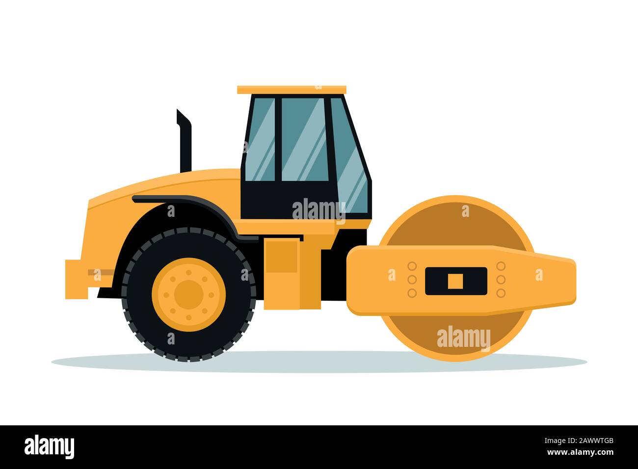 Roller truck Stock Vector Images - Alamy