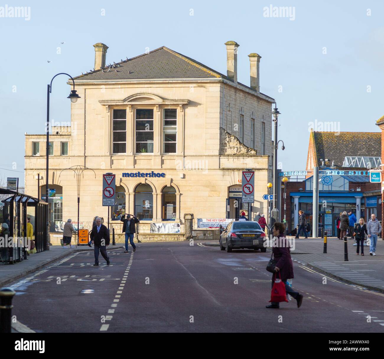 Court Hall building, former Woolpack Inn, 1854, Trowbridge, Wiltshire ...