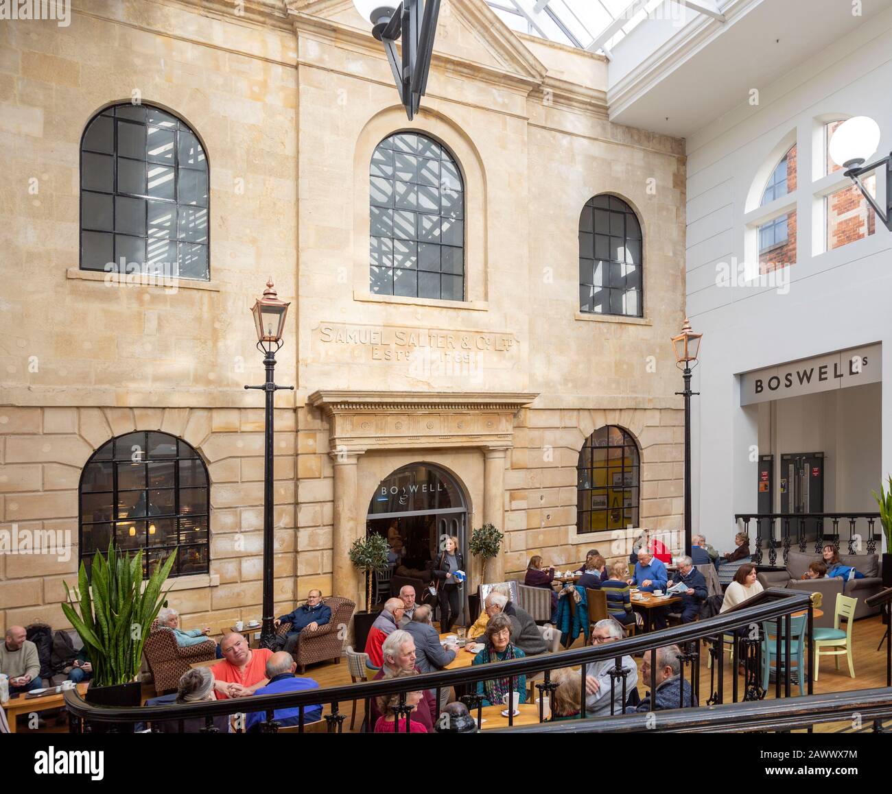 The Chapel, Samuel Salter building, now Boswells cafe, Shires shopping ...