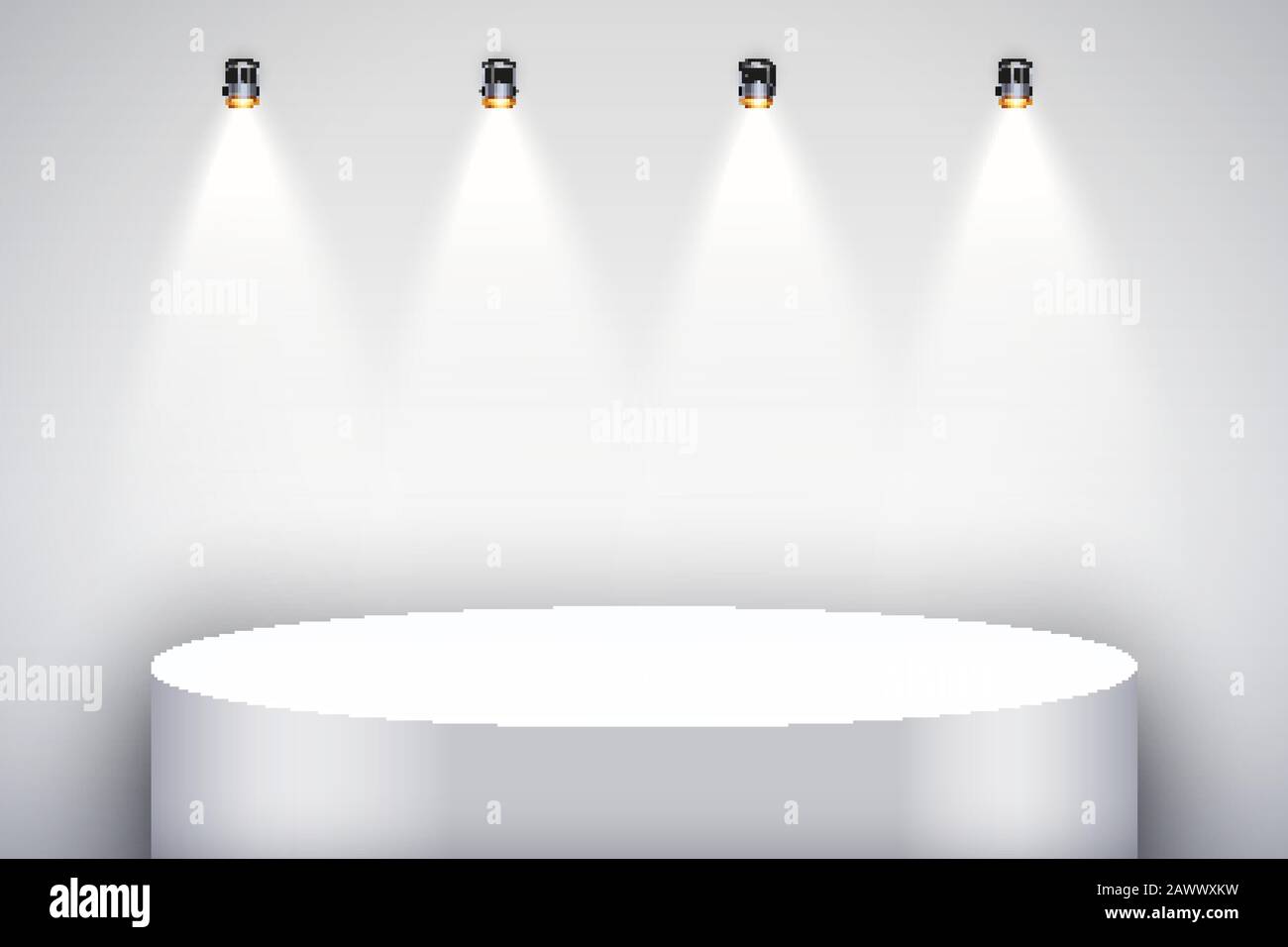 White bright light spot Stock Vector Images - Alamy