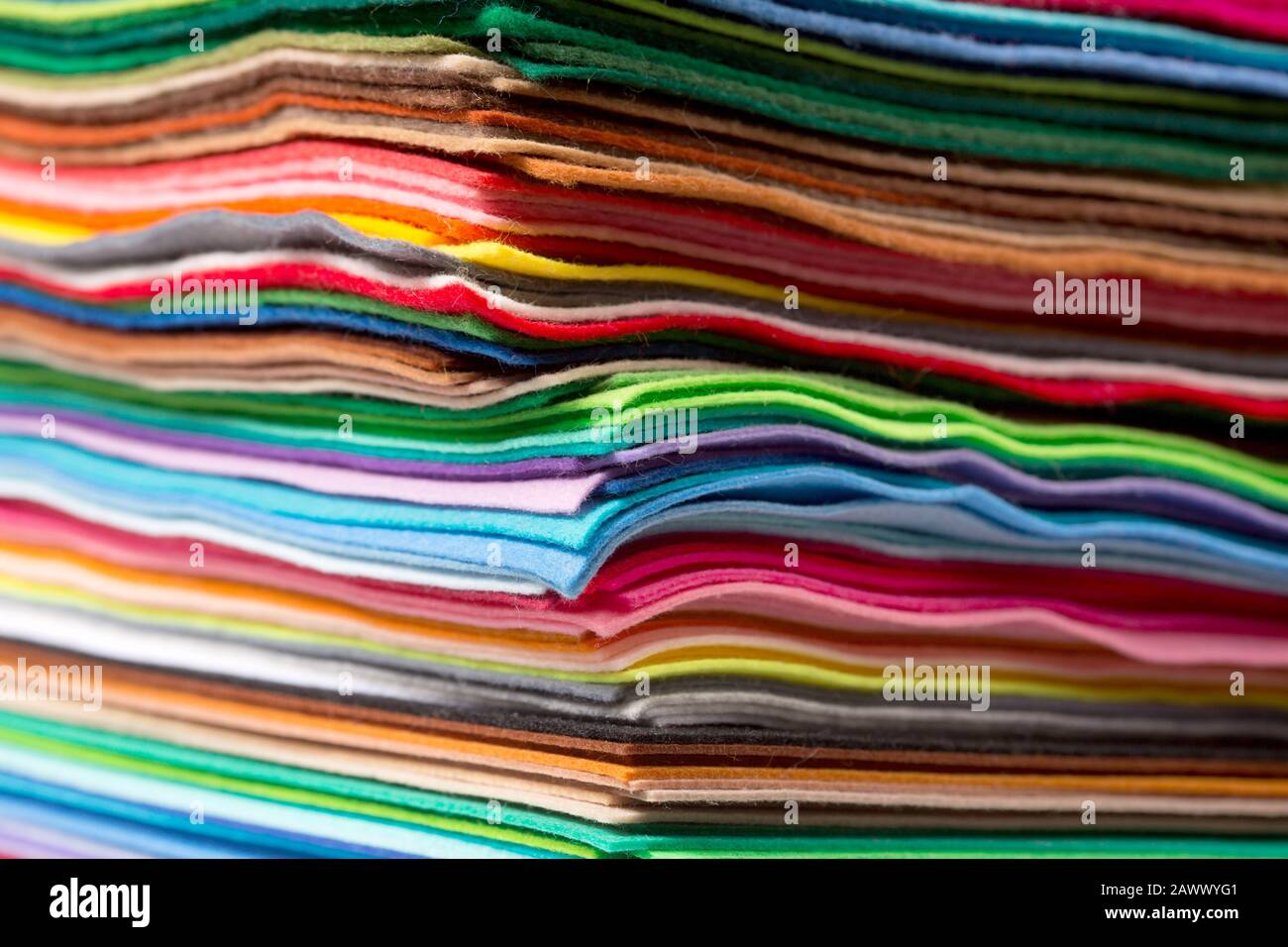 Multicolored fabric of felt. High quality texture in extremely high ...