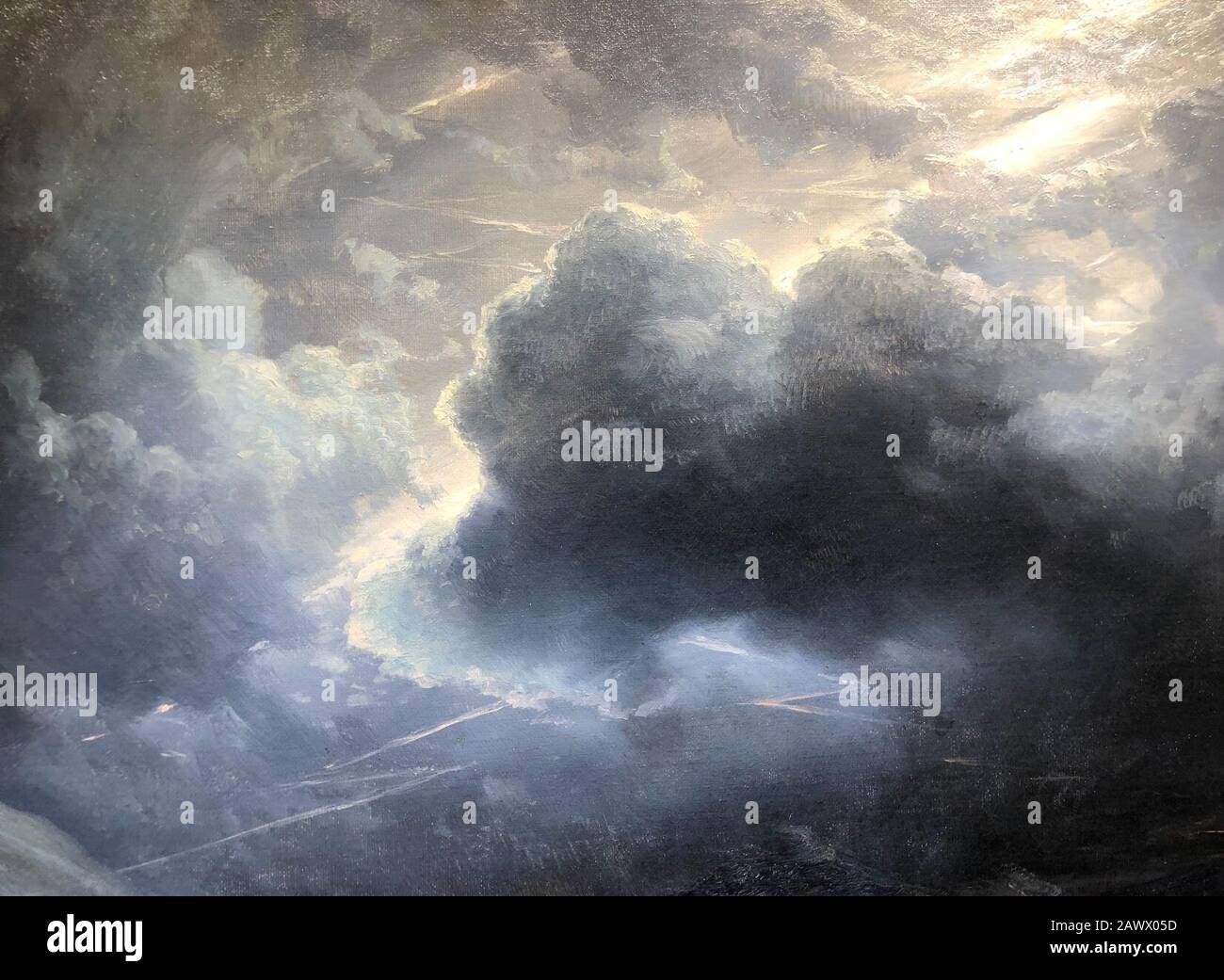 Fragment oblaka i molnii Stock Photo - Alamy