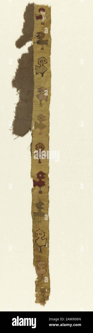 Fragment Of A Border (Peru), 1100–1420 Stock Photo - Alamy