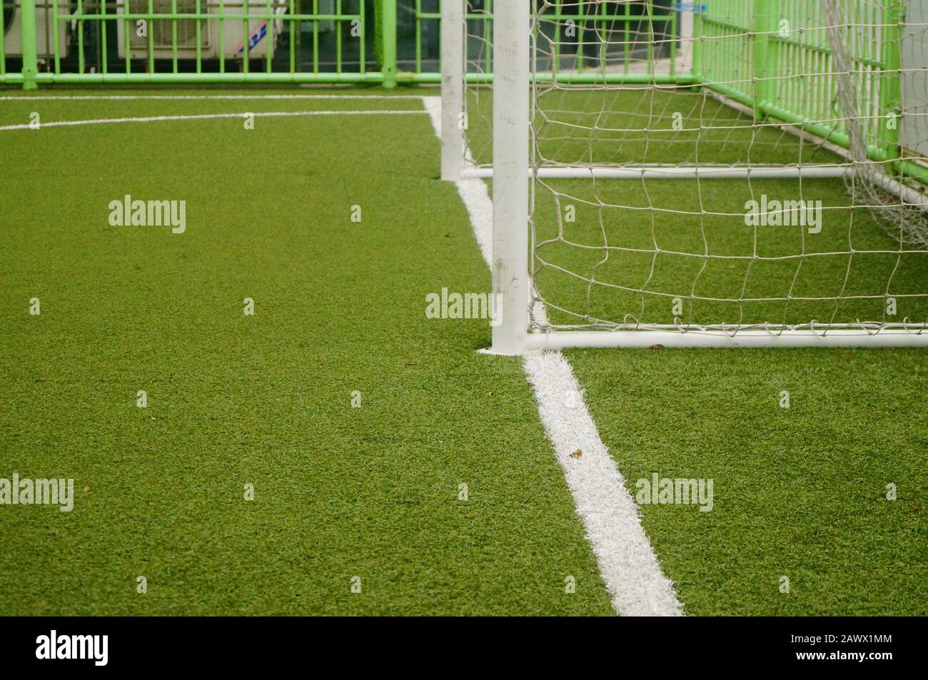 Soccer practice area Stock Photo - Alamy