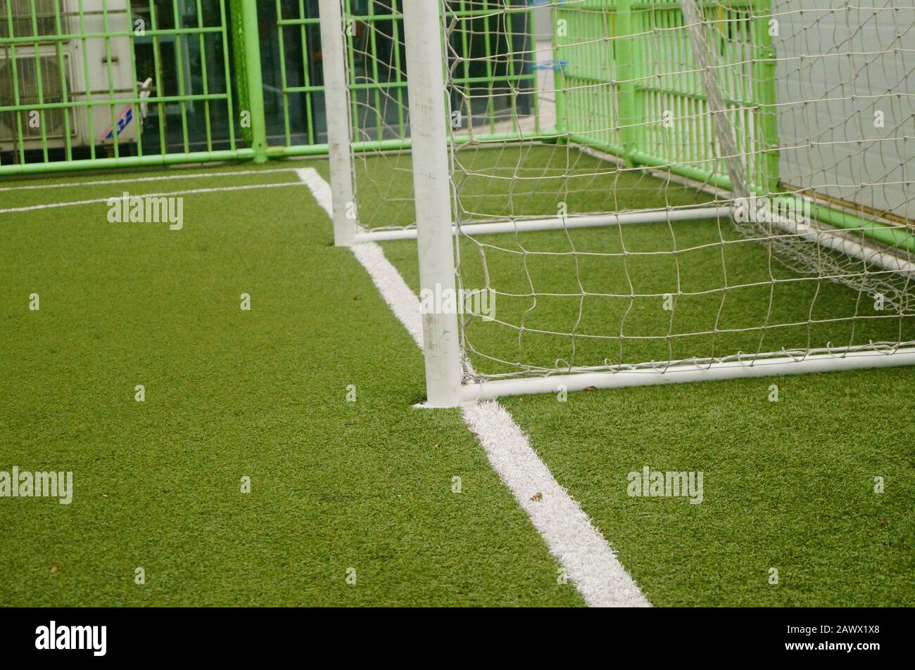 Soccer practice area Stock Photo - Alamy
