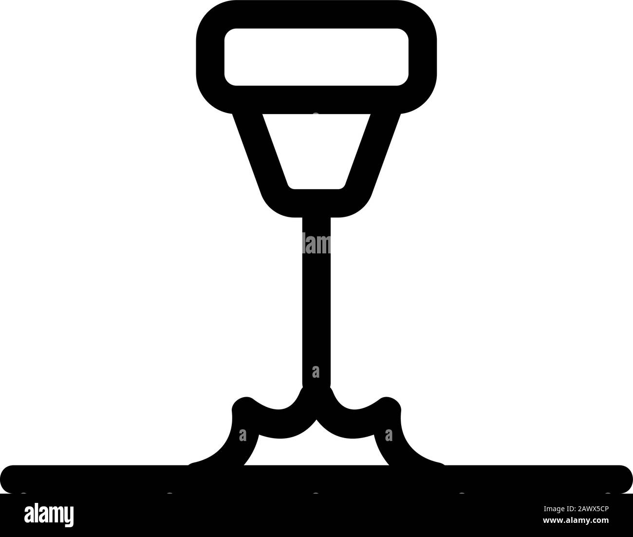 Laser welding cutting icon vector. Isolated contour symbol illustration ...