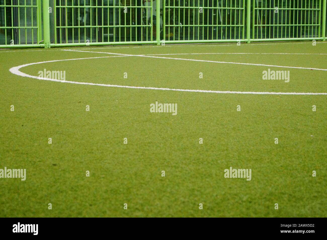 Soccer practice area Stock Photo - Alamy