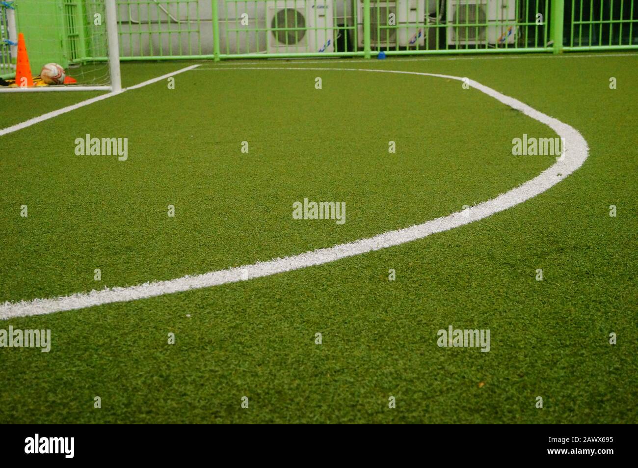 Soccer practice area Stock Photo - Alamy