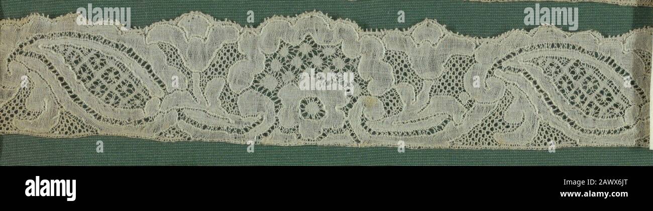 Fragment, Lace Study Card, 18th century Stock Photo - Alamy