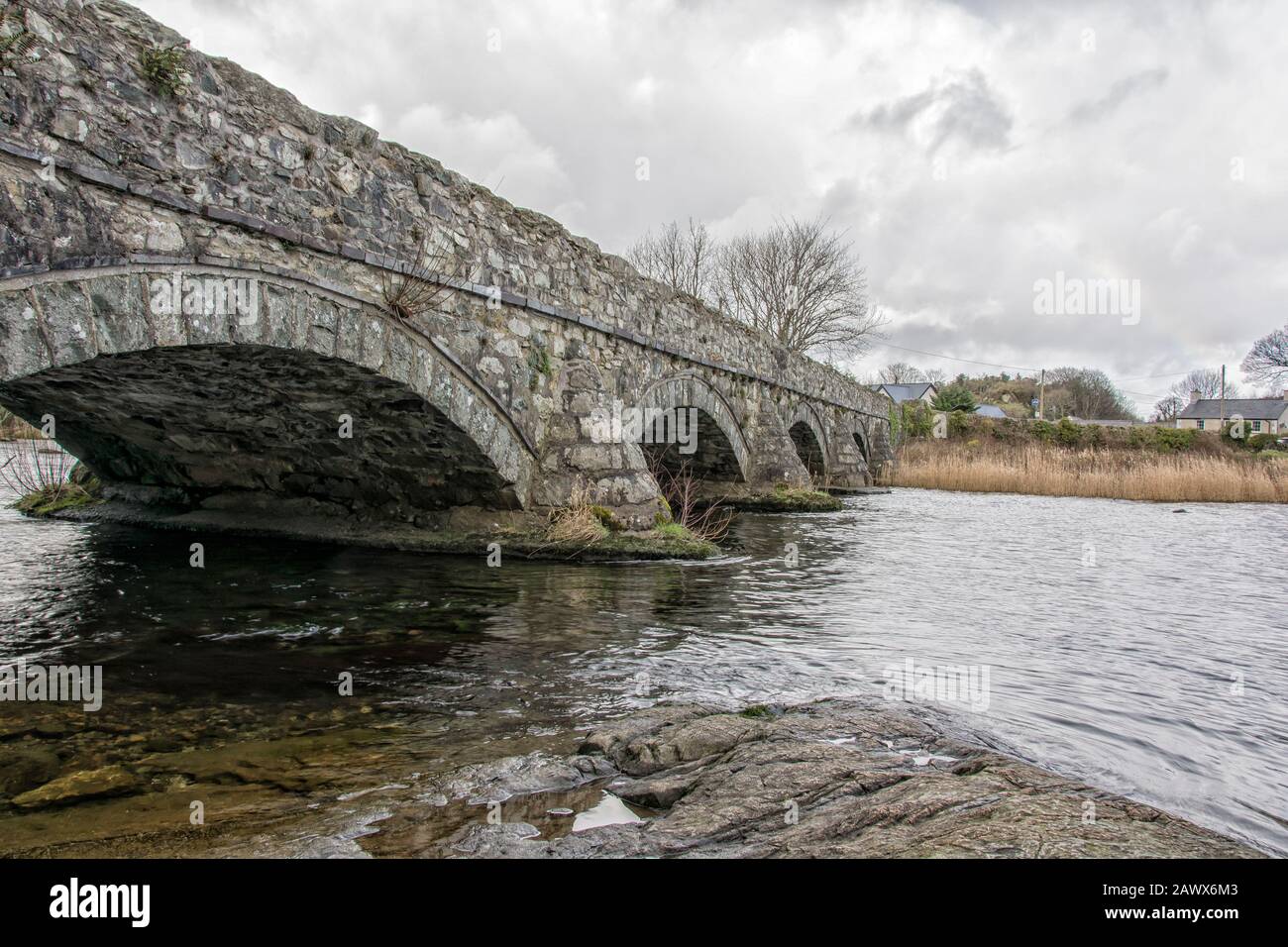 Pont Pen-y-llyn bridge Llanberis Stock Photo - Alamy