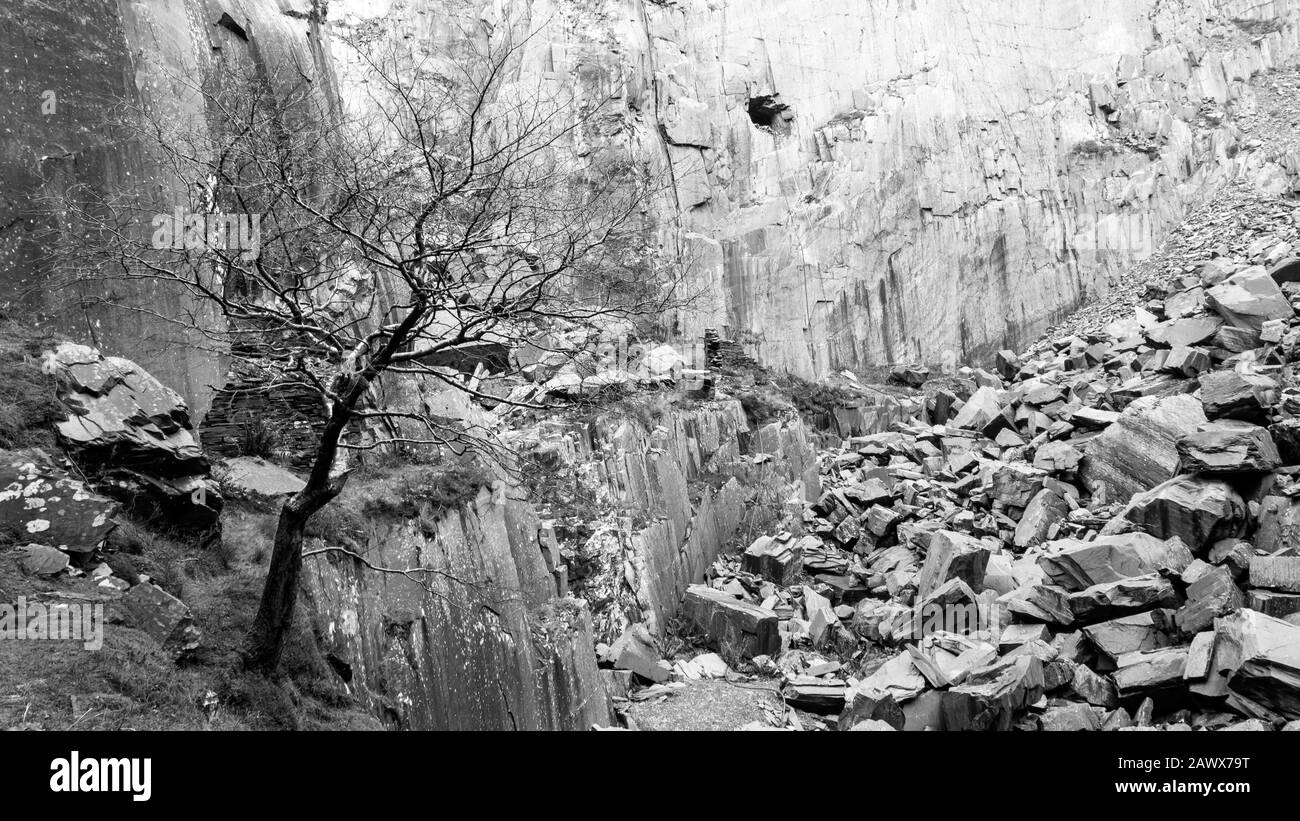 Dinorwic quarry Llanberris North Wales Stock Photo - Alamy