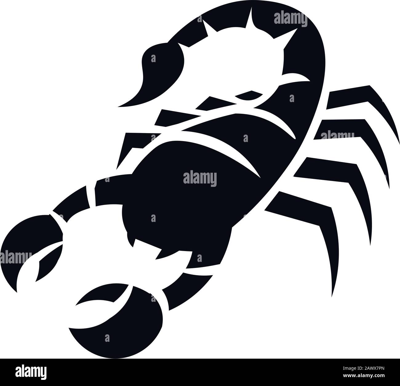 Emperor scorpion Stock Vector Images - Alamy
