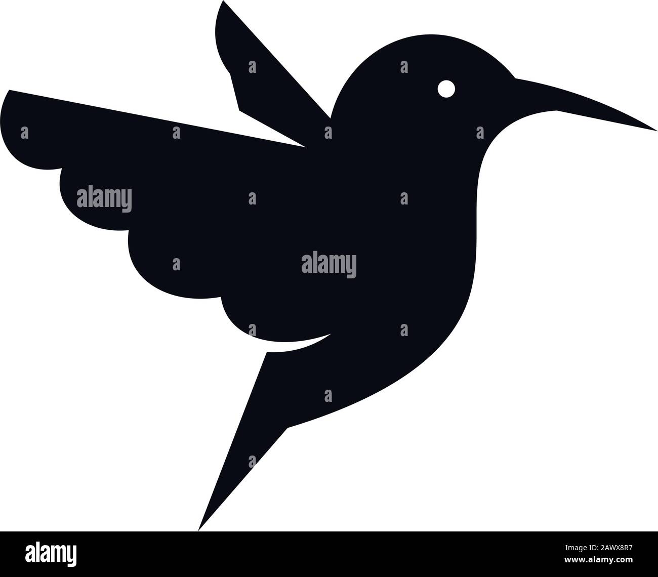 Hummingbird Icon Vector Stock Vector Image & Art - Alamy