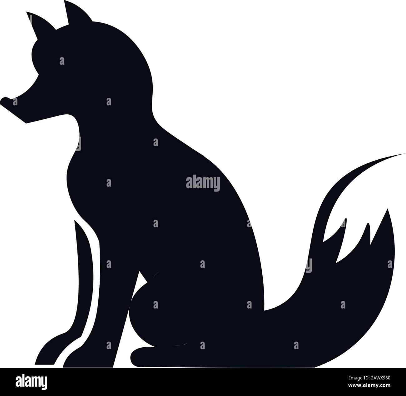 Fox Icon Vector Stock Vector Image & Art - Alamy