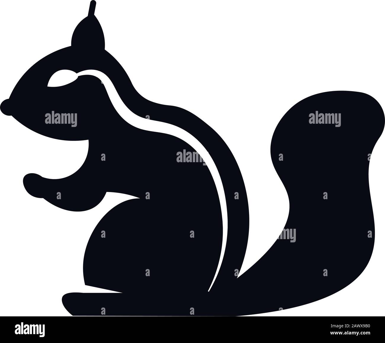 Chipmunk Icon Vector Stock Vector Image & Art - Alamy