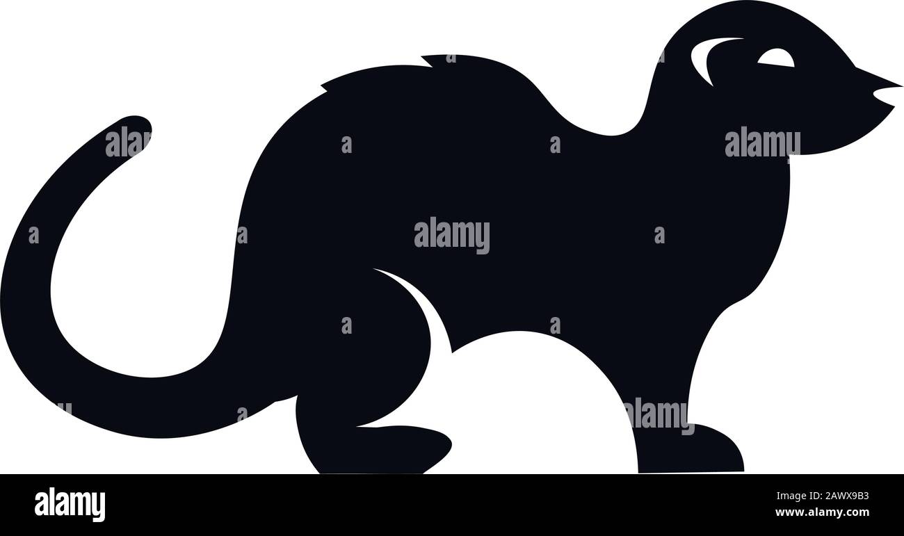Ferret icon Stock Vector Images - Alamy