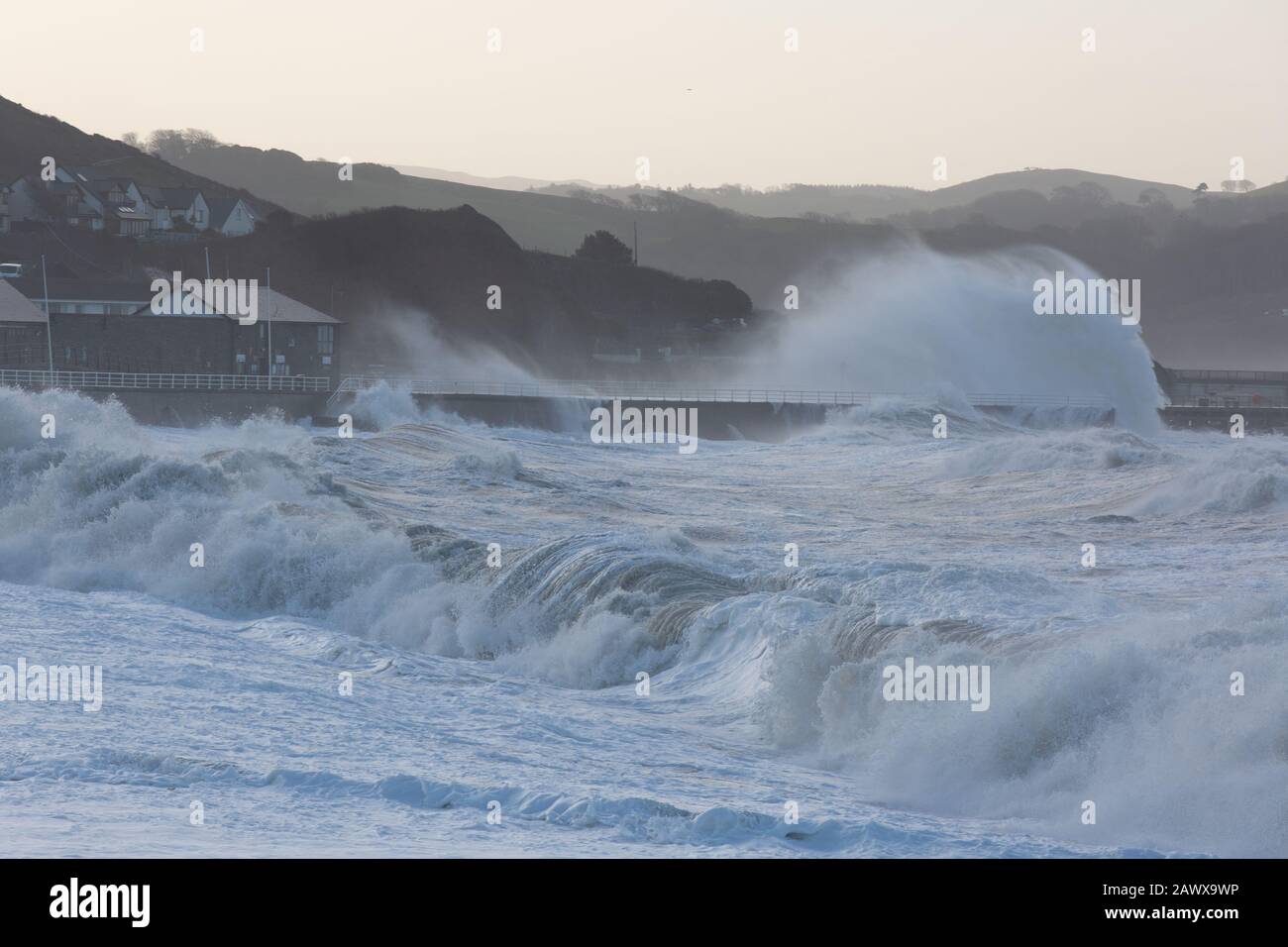 Aberystwyth, Ceredigion, Wales, UK. 10th February 2020 UK Weather ...