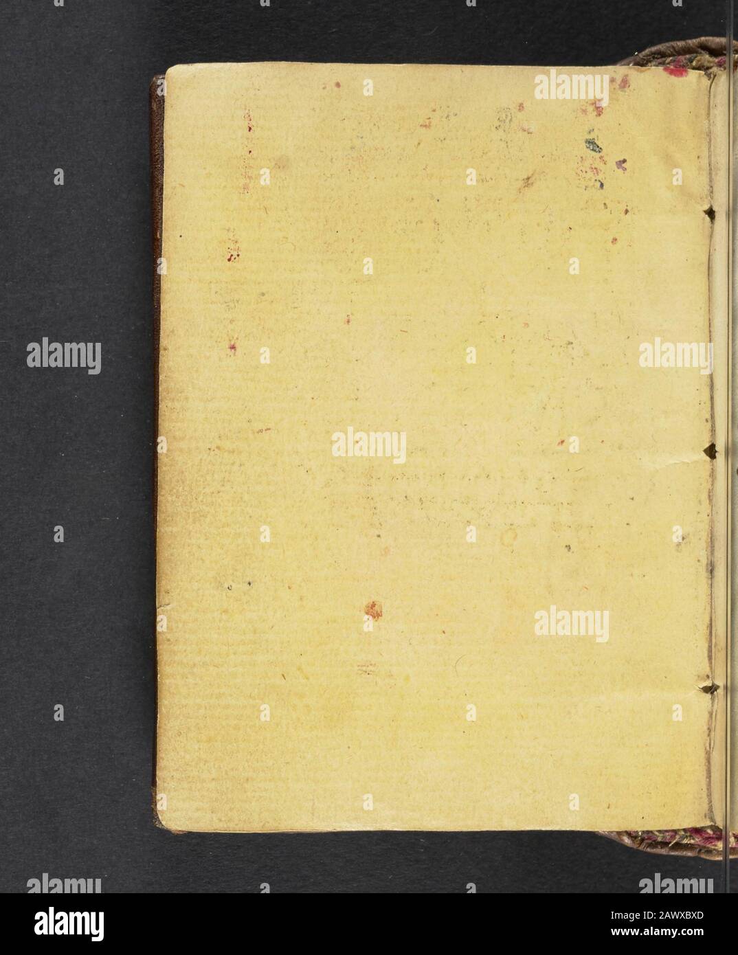 Blank page in an ancient 16th century Armenian Liturgical psalter and ...