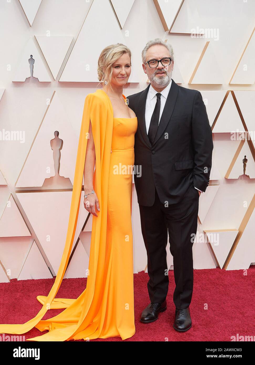 09 February 2020 - Hollywood, California - Sam Mendes and wife Alison ...