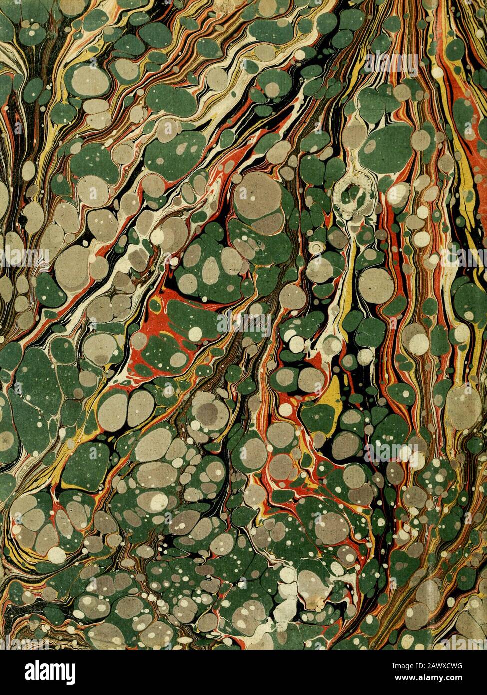 old weathered paper background texture photograph of the front inner ...