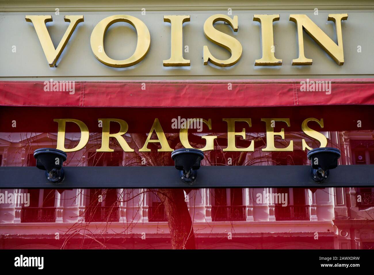 Voisin, Lyons chocolates shop, Republique street, Lyon, France Stock ...