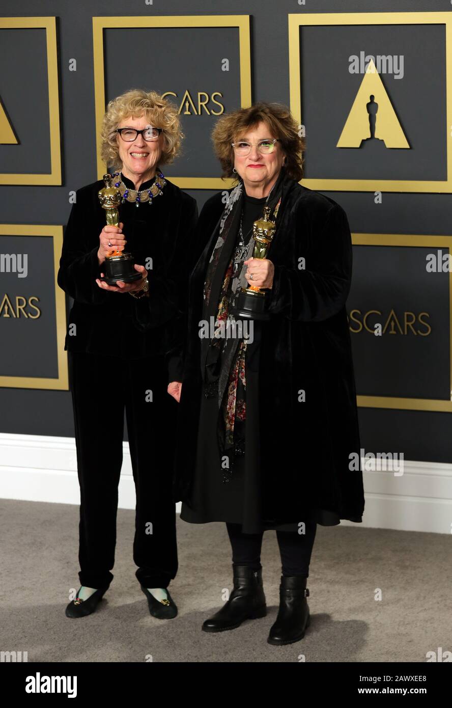Los Angeles, California, USA. 9th Feb, 2020. Nancy Haigh, Barbara Ling ...