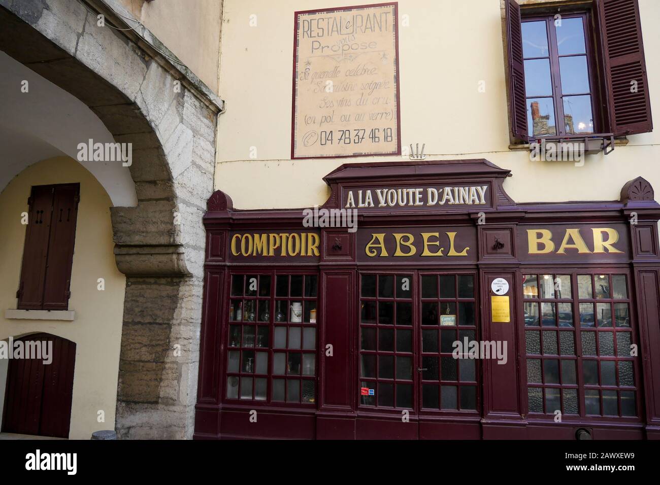 Famous Lyons gastronomic restaurant "Chez Abel, A la Voûte d'Ainay ...