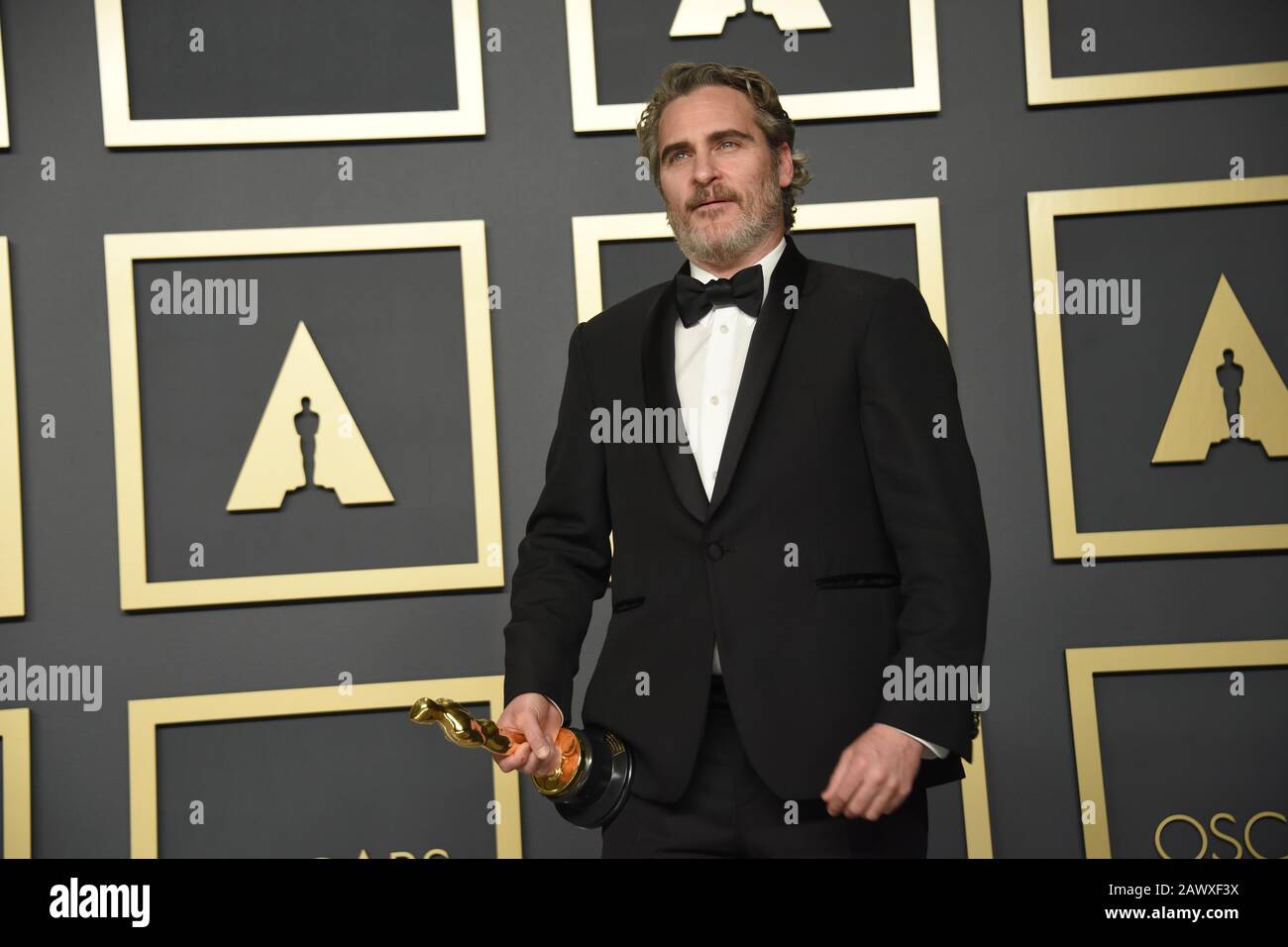 Los Angeles, USA. 09th Feb, 2020. Joaquin Phoenix, winner of the Actor ...