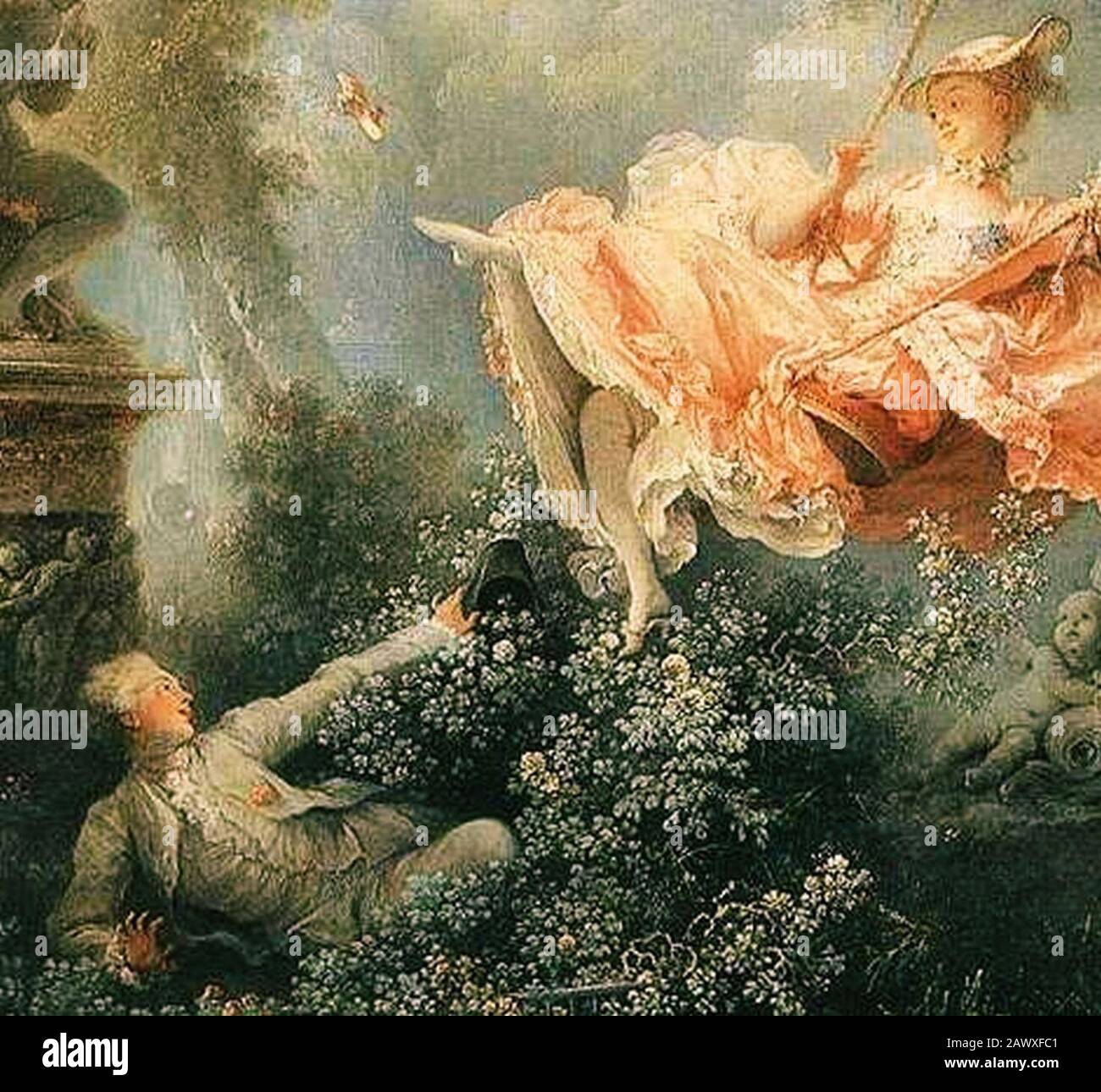 Jean Honore Fragonard The Swing Tangled