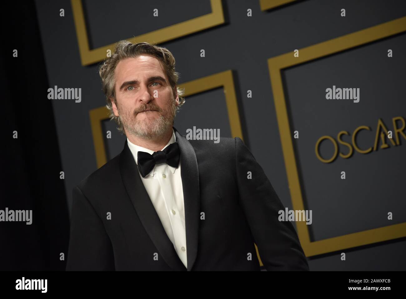 Los Angeles, USA. 09th Feb, 2020. Joaquin Phoenix, winner of the Actor ...