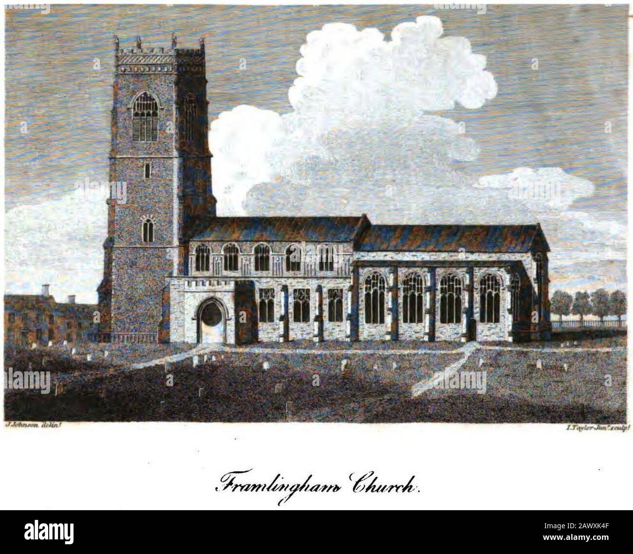 History of Framlingham - Framlingham Church Stock Photo - Alamy