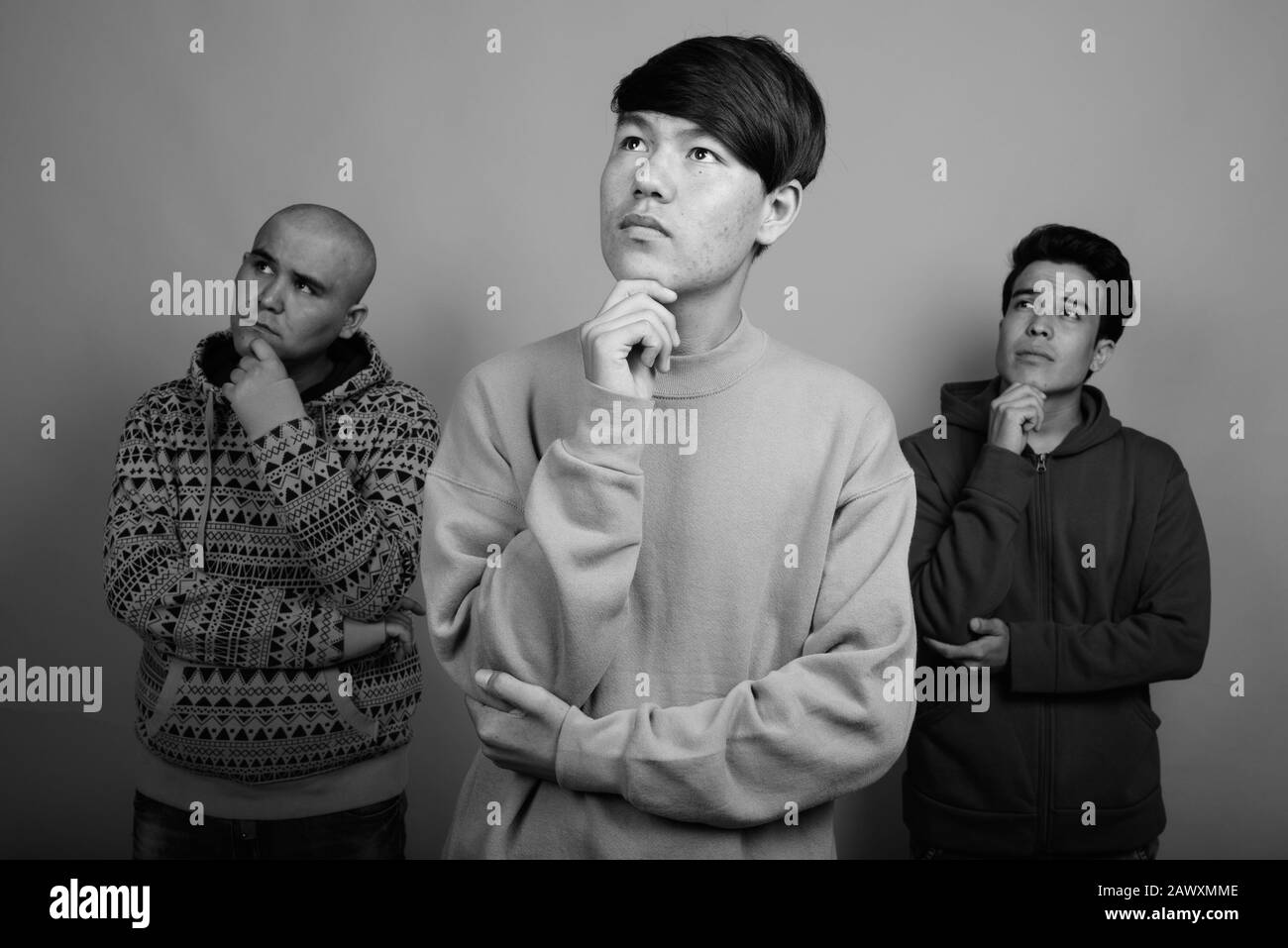 Three portrait hi-res stock photography and images - Alamy