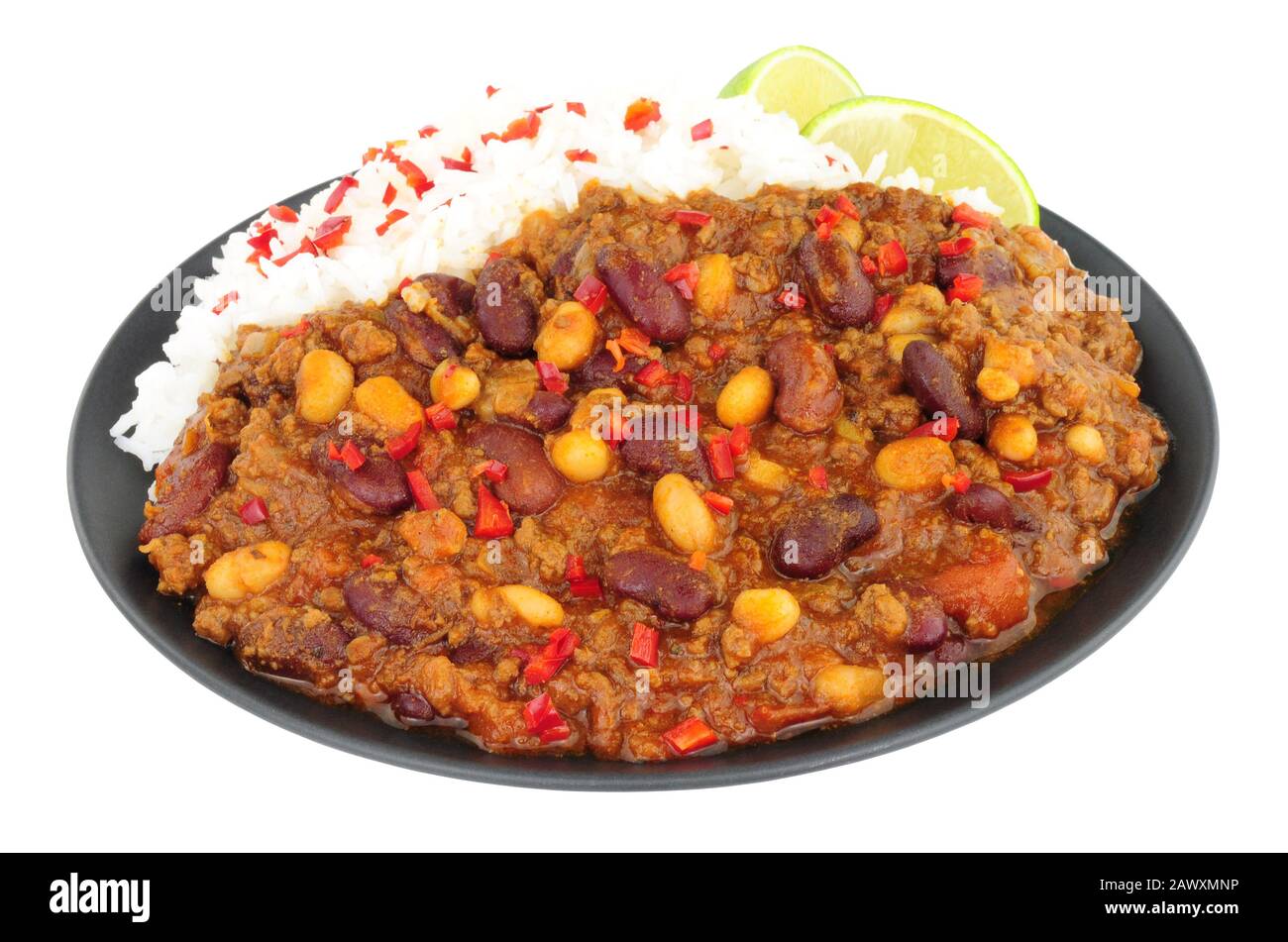 Chilli con carne rice hi-res stock photography and images - Alamy