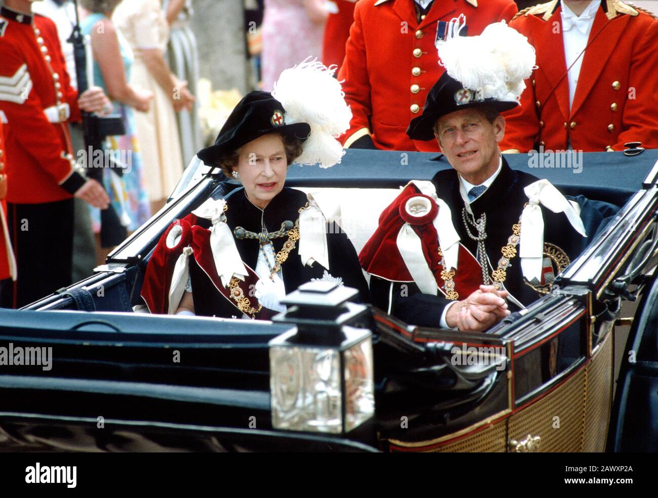 Queen elizabeth ii and duke of 1986 hi-res stock photography and images ...