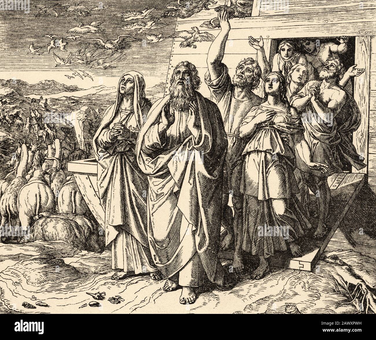 Noah ark flood hi-res stock photography and images - Alamy