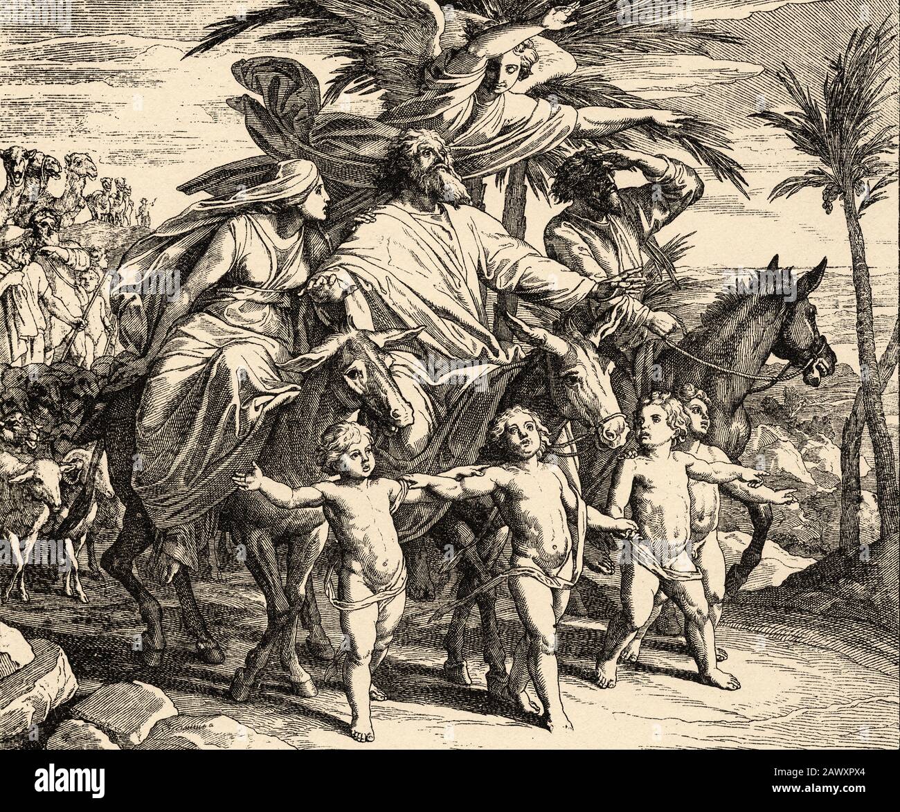 Genesis. Abraham left the land of the Chaldeans and settled in Haran ...