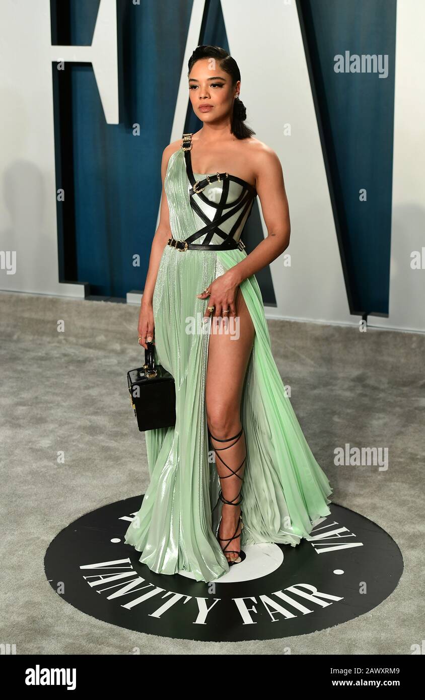 Tessa Thompson attending the Vanity Fair Oscar Party held at the Wallis ...