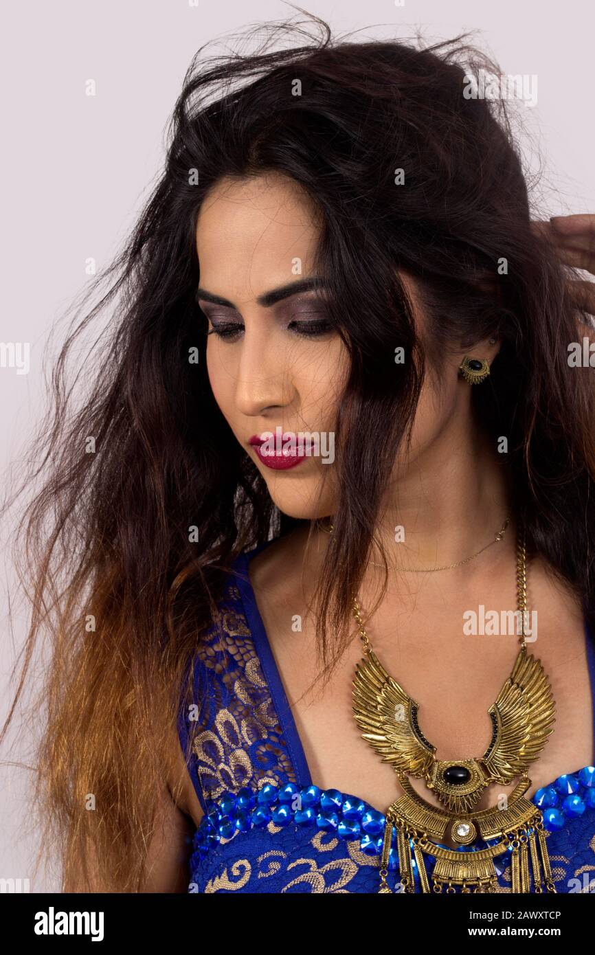 Wind blown dress hi-res stock photography and images - Alamy
