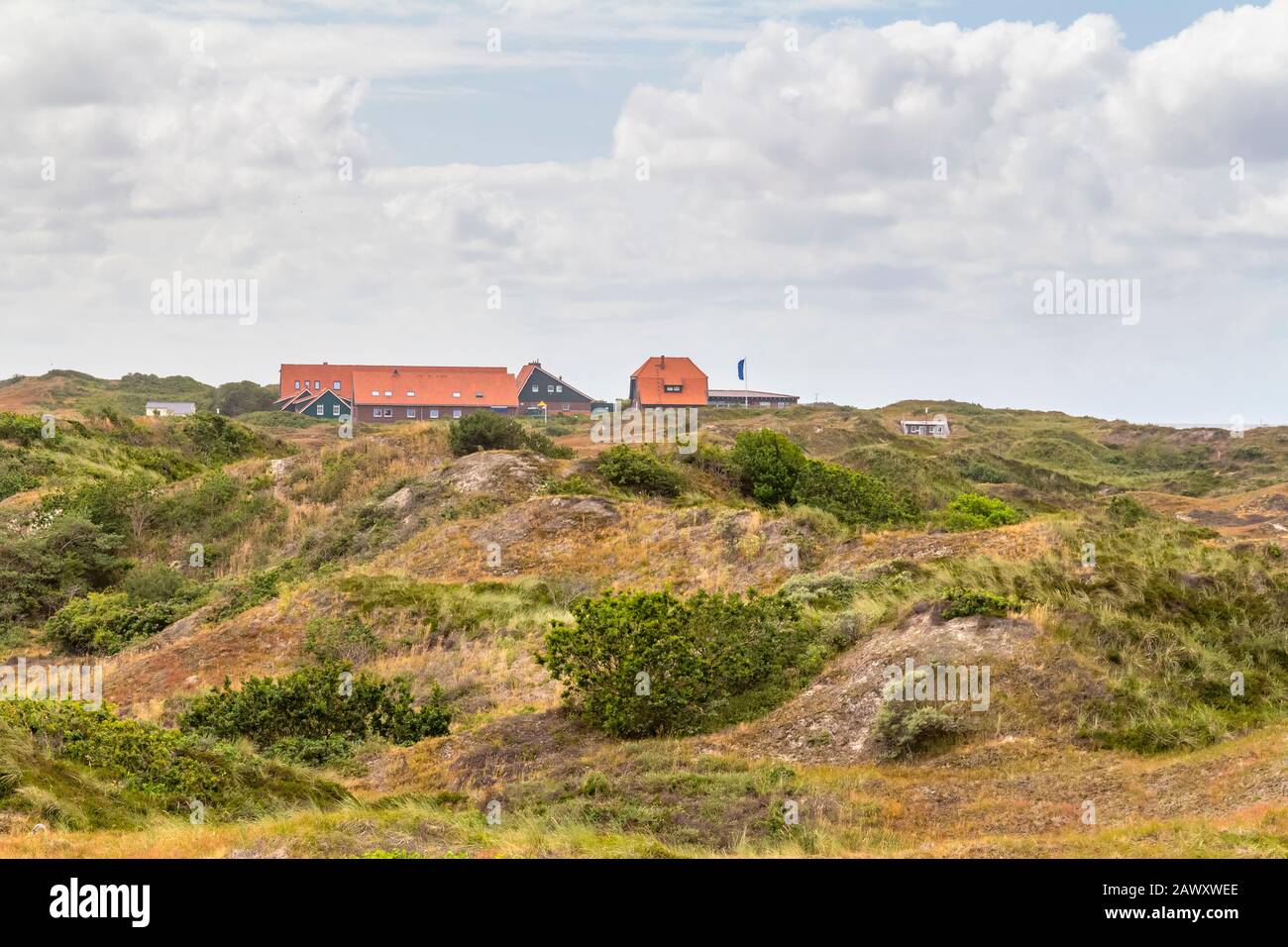 impression of Spiekeroog, one of the East Frisian Islands at the North ...