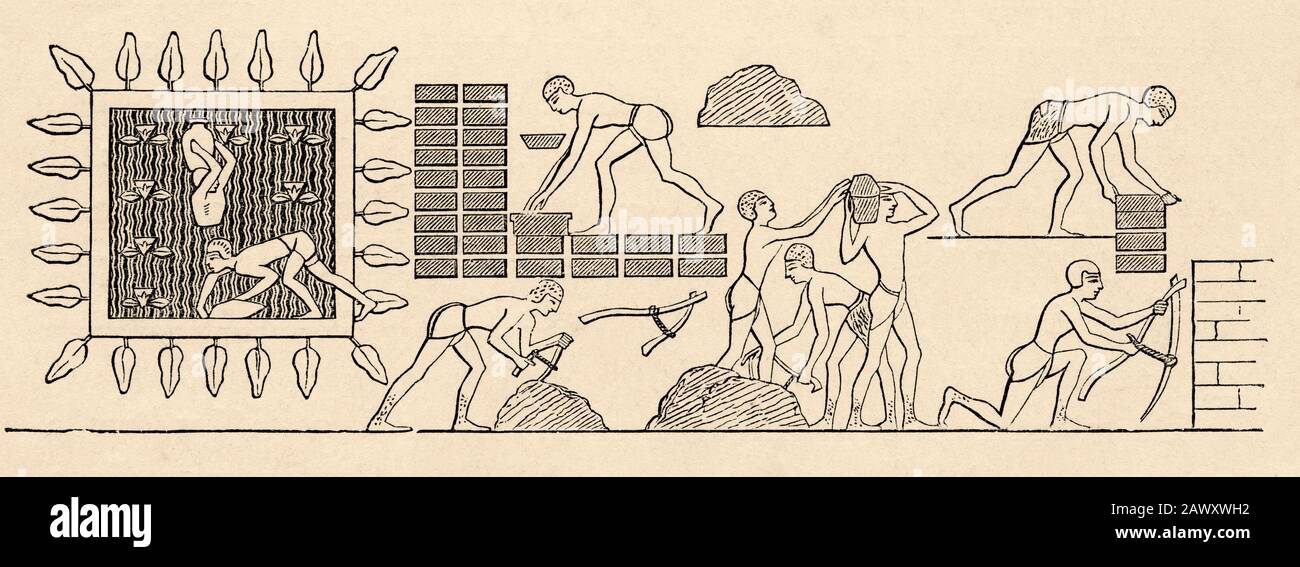 Ancient egypt historic building construction history historical archive ...