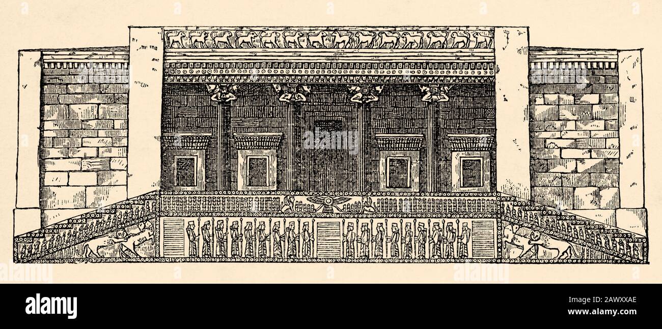 Apadana Palace of Emperor Darius the Great, Persepolis ceremonial ...