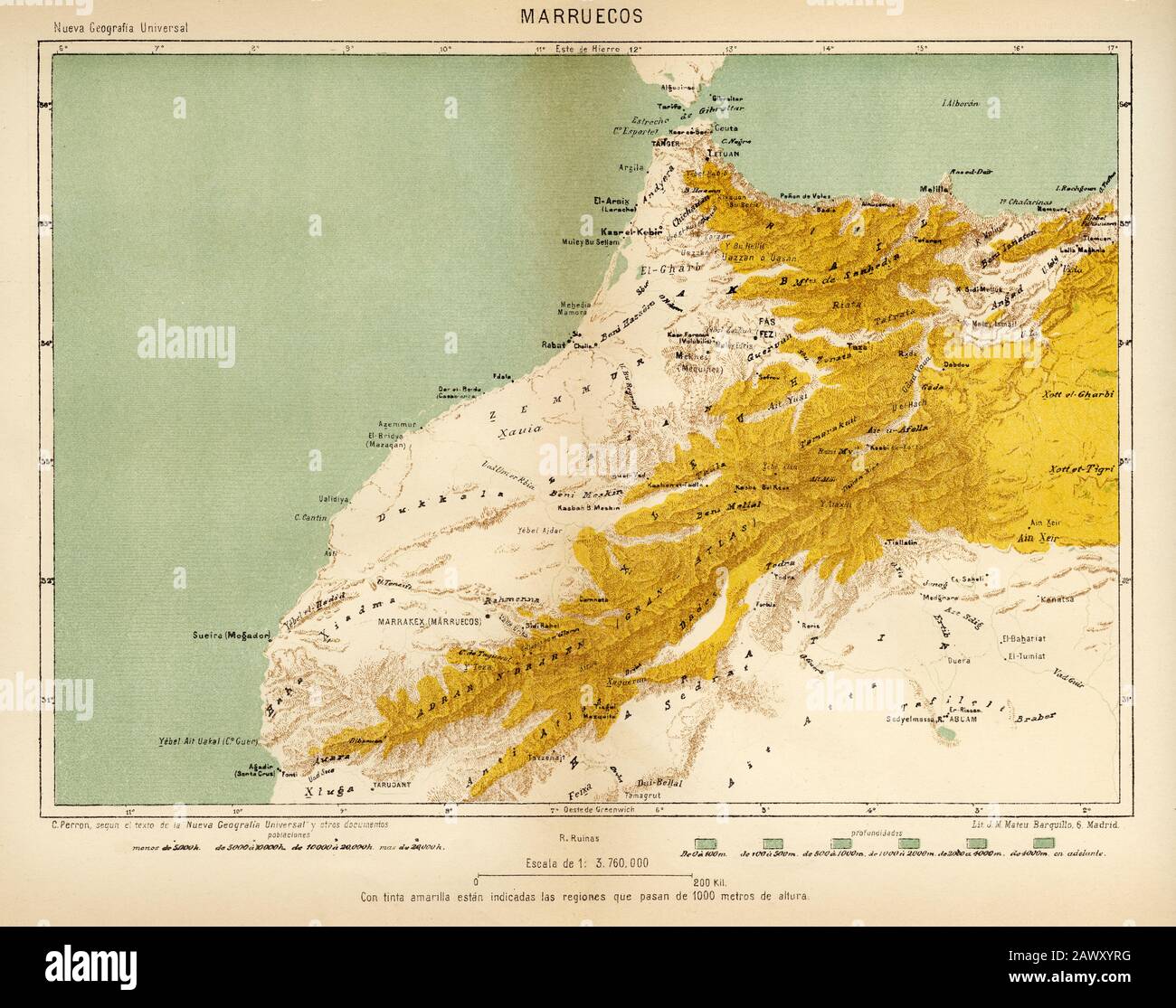 World map 1800s hi-res stock photography and images - Alamy