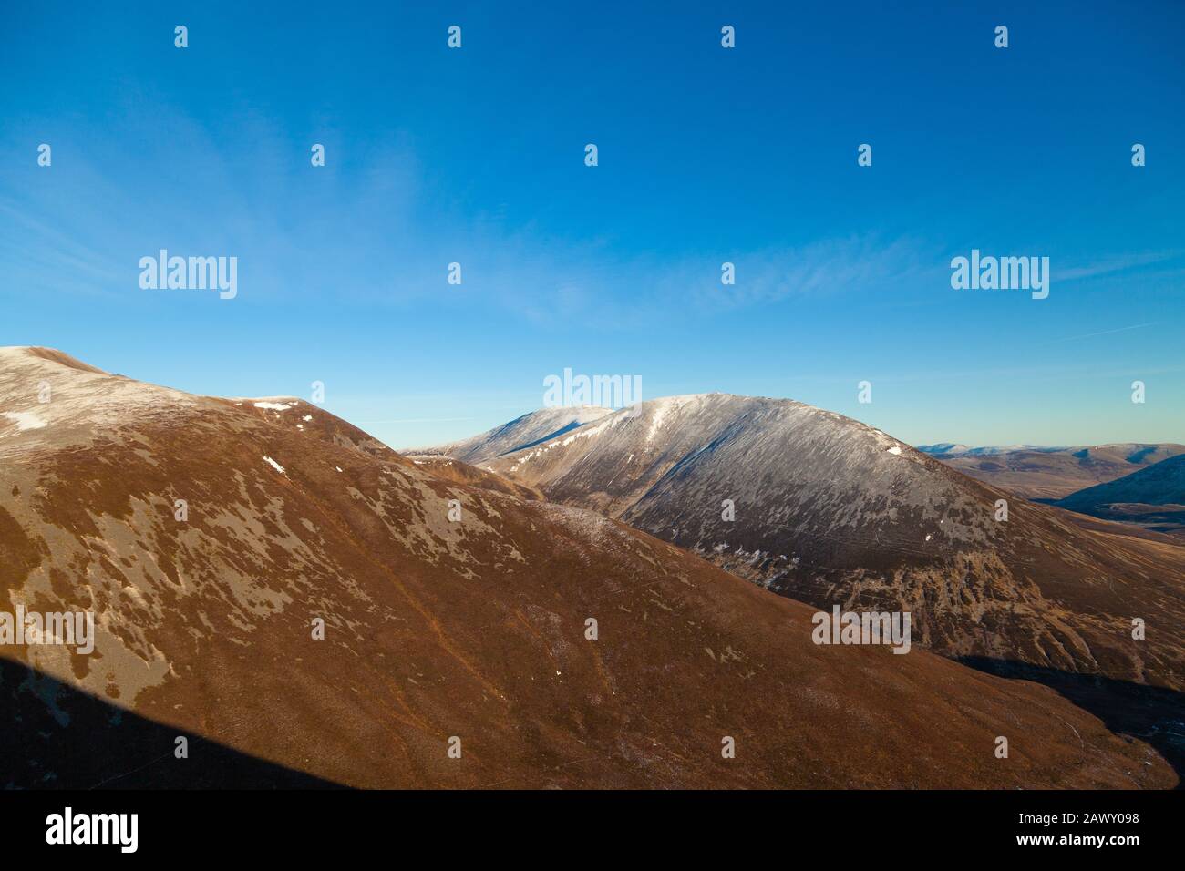 The Beinn a'Ghlo range, Braigh Coire Chruinn-bhalgain and Carn nan ...