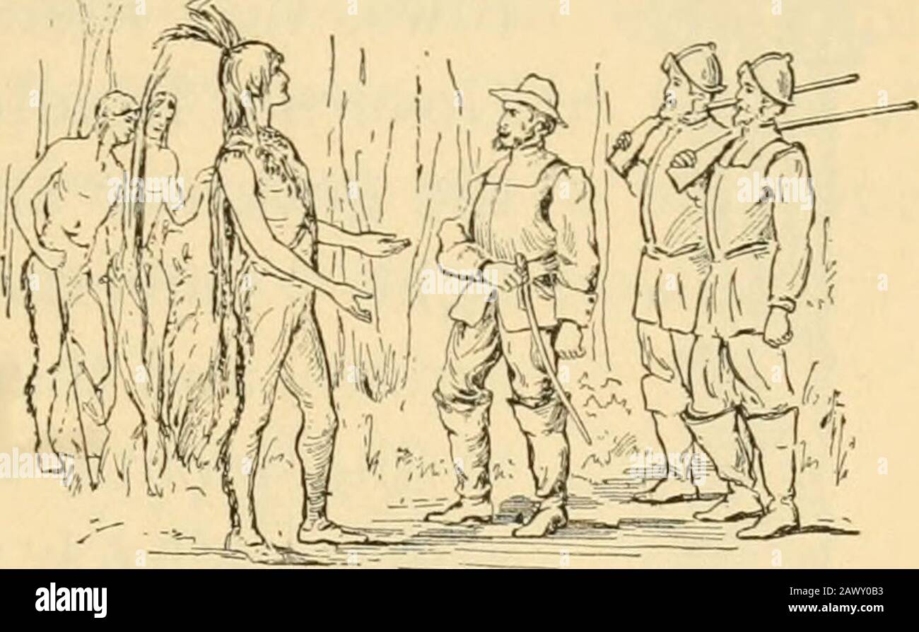 Squanto Helping The Pilgrims